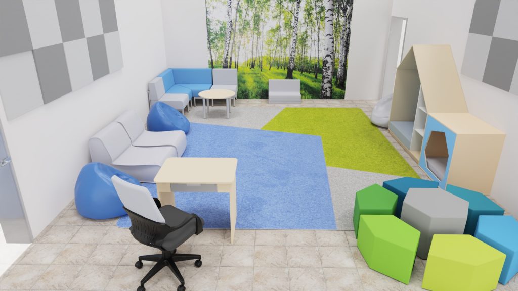 Sala wyciszenia - do szkoły i przedszkola - Moje Bambino - Meble Quadro